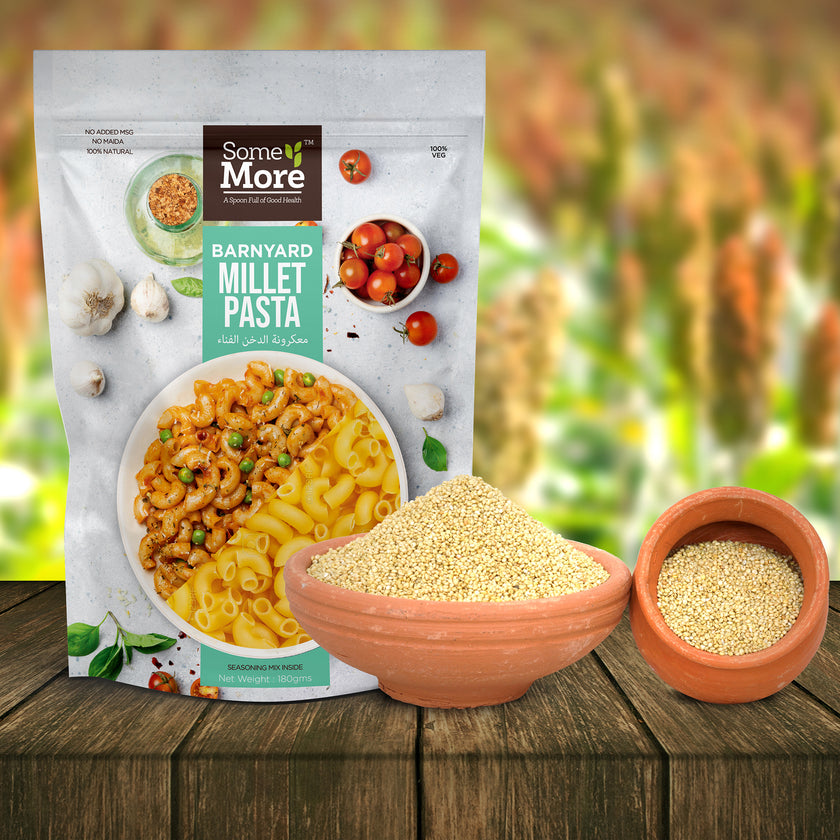 Barnyard Millet Pasta - 180gms – Some More Foods