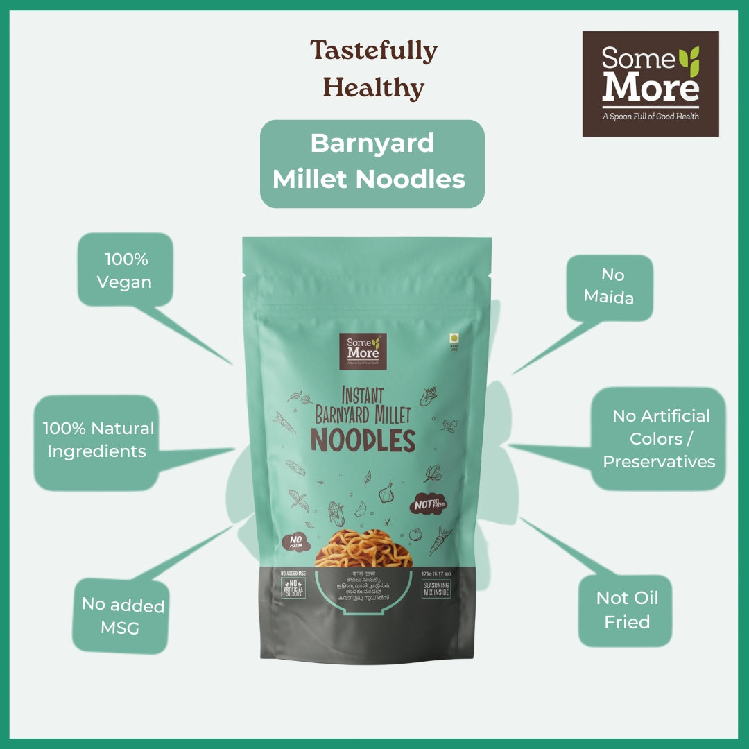 Instant Barnyard Noodles - 175gms – Some More Foods