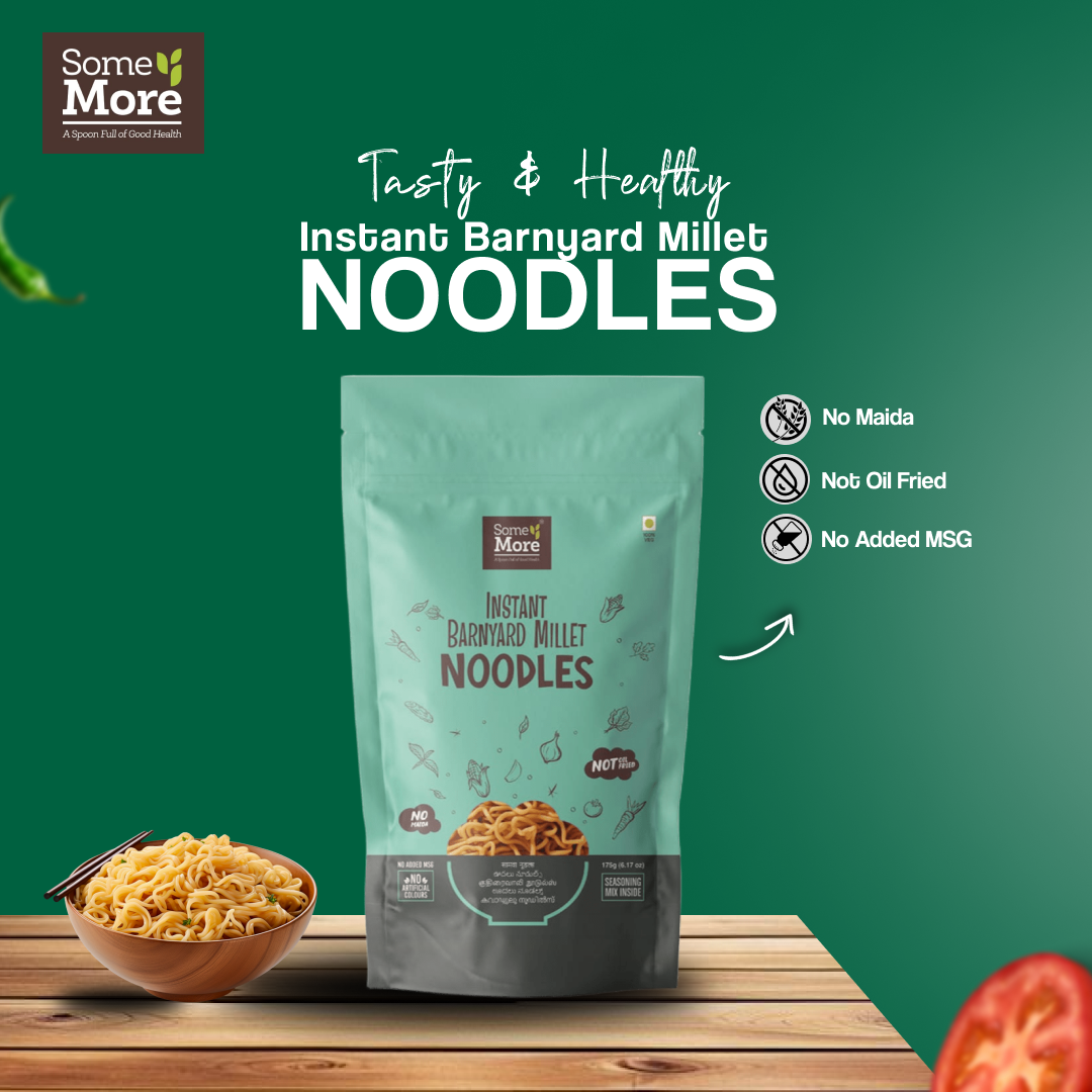 Instant Barnyard Noodles - 175gms – Some More Foods