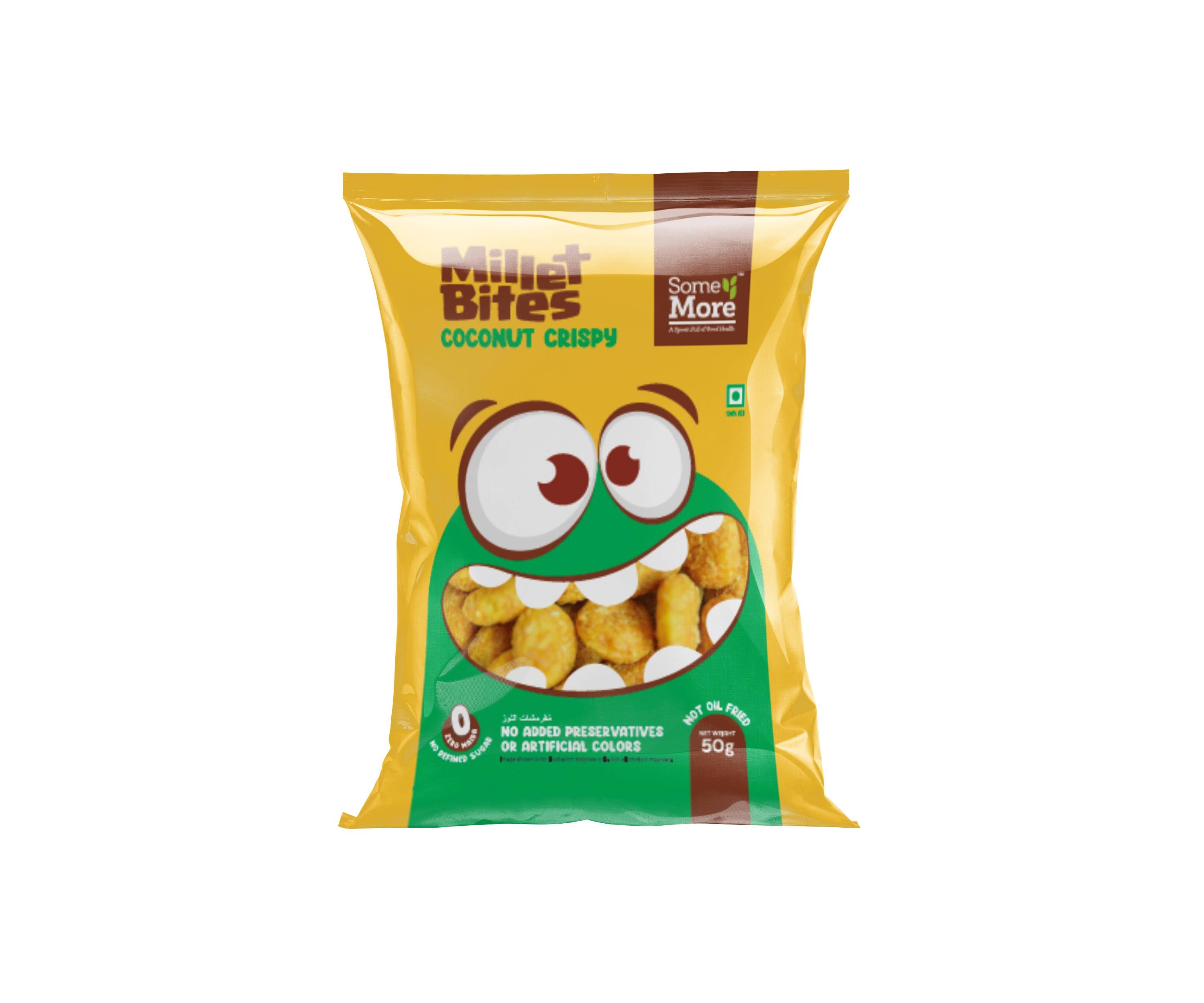 Coconut Millet bites - 50gms – Some More Foods