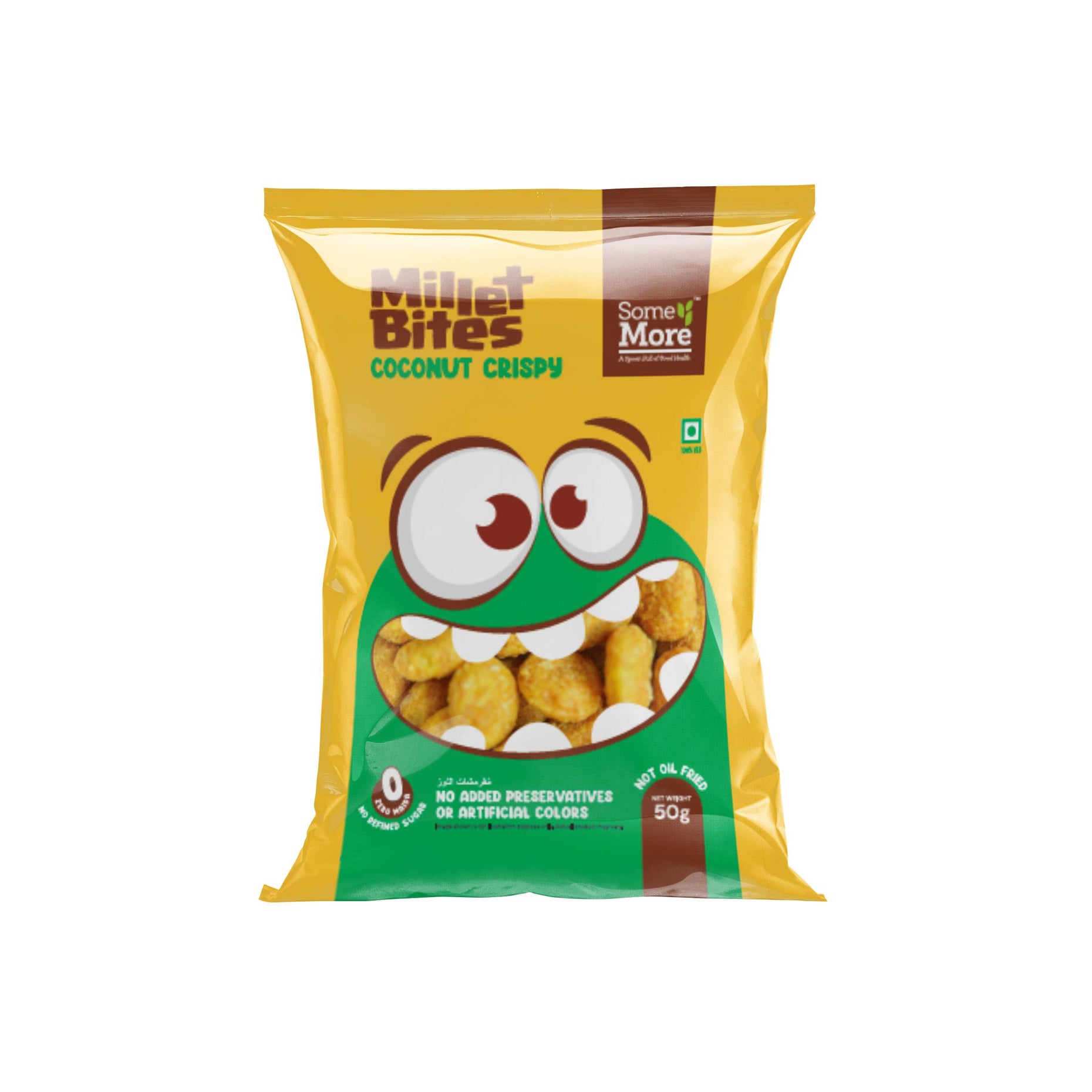Coconut Millet bites - 50gms – Some More Foods