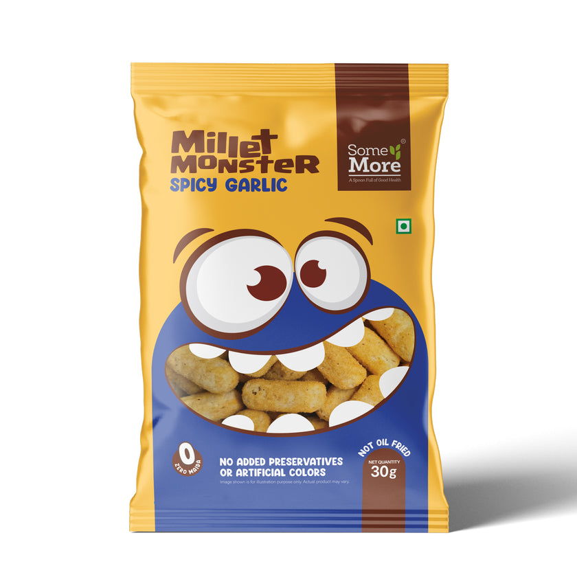 Millet Monster - Spicy Garlic – Some More Foods