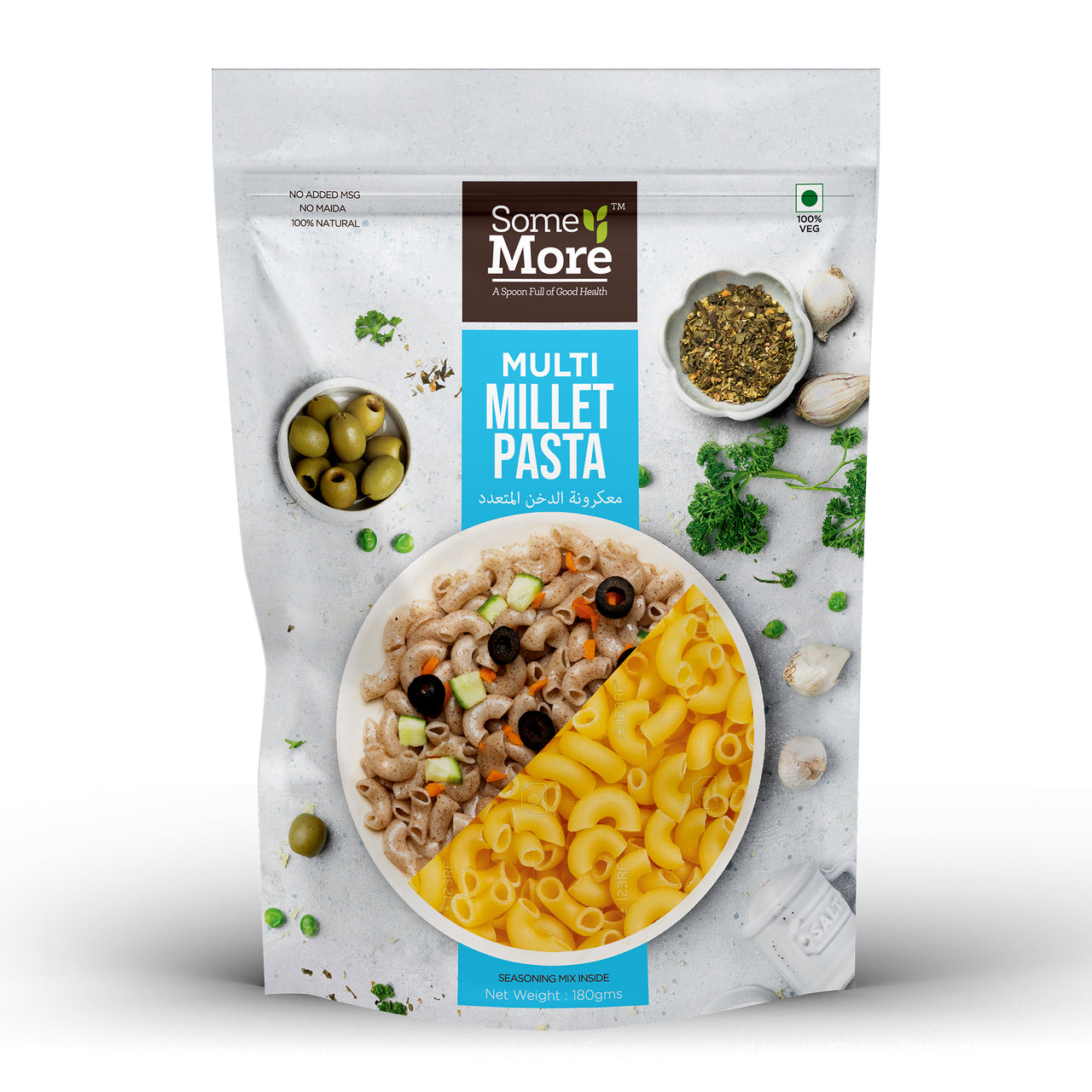 Multi Millet pasta - 180gms – Some More Foods