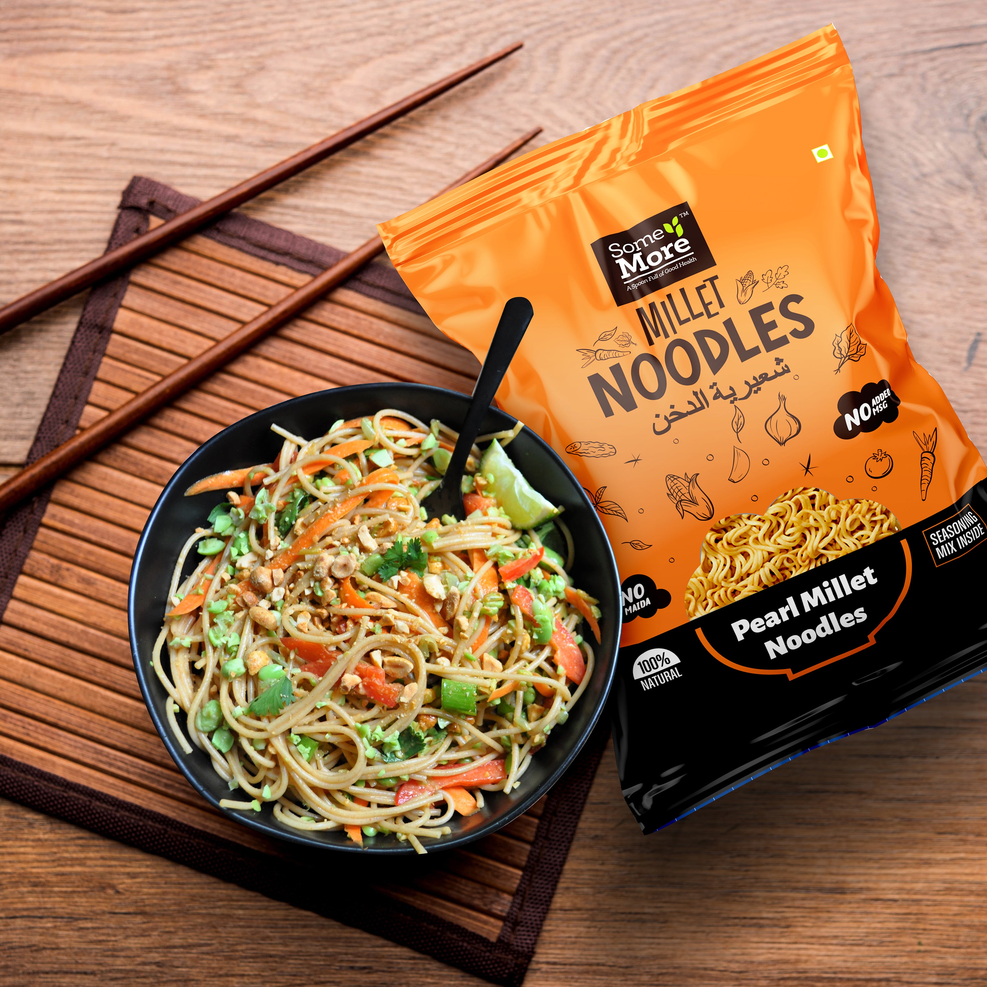 Instant Pearl Millet Noodles - 175gms – Some More Foods