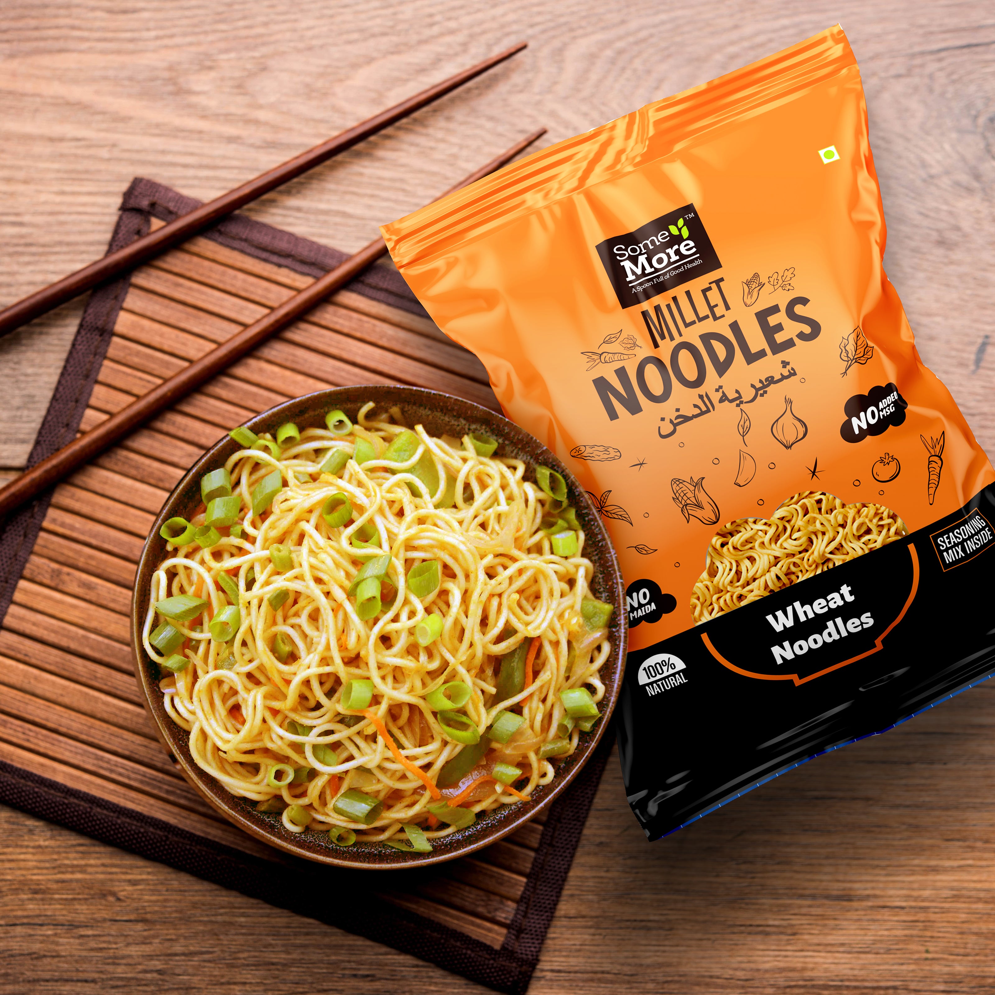 Instant Wheat Noodles - 175gms – Some More Foods