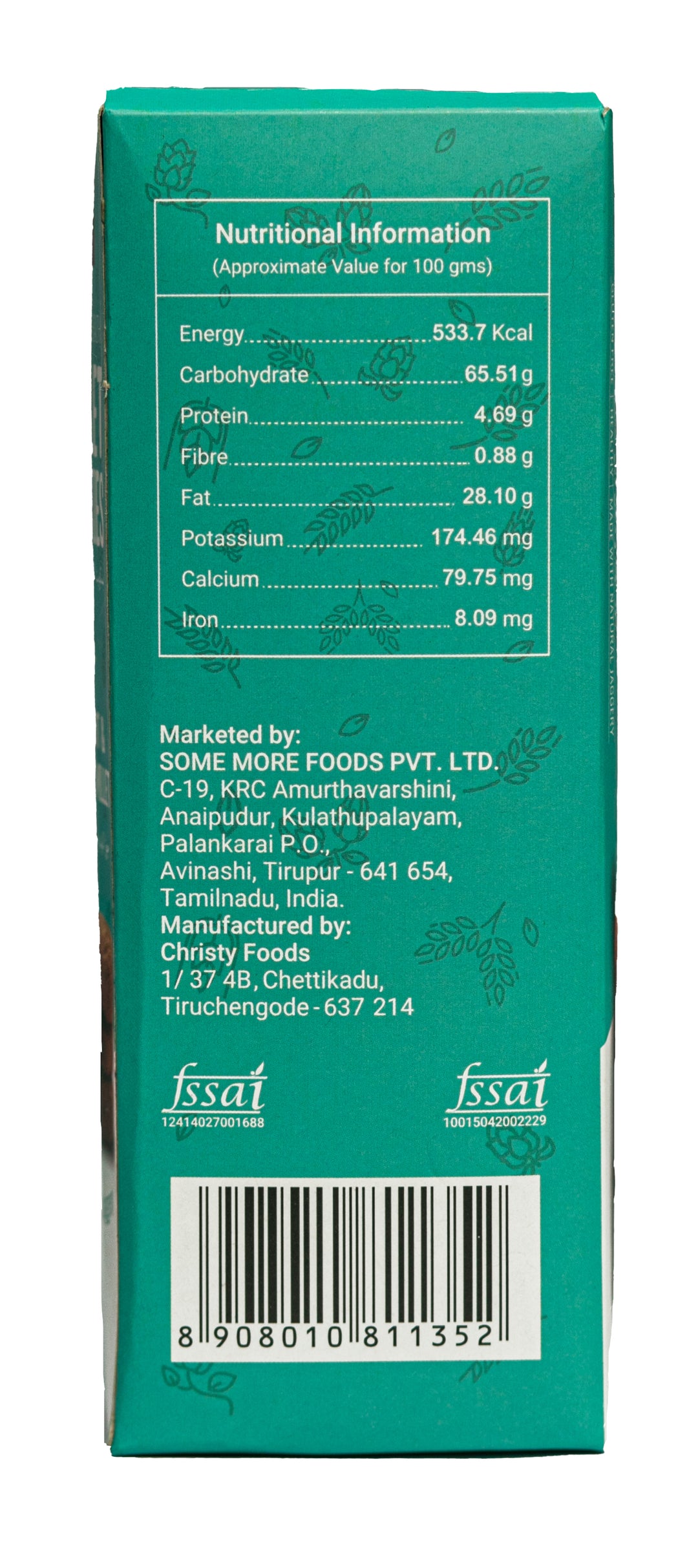 Coconut & Foxtail Millet Cookies - 100gms – Some More Foods