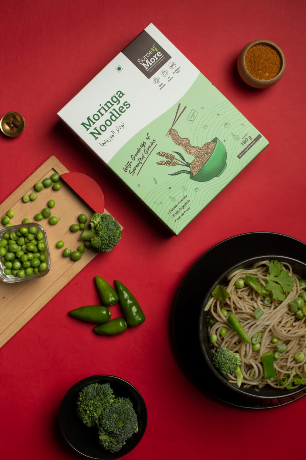 Moringa Hakka Noodles - 190gms – Some More Foods